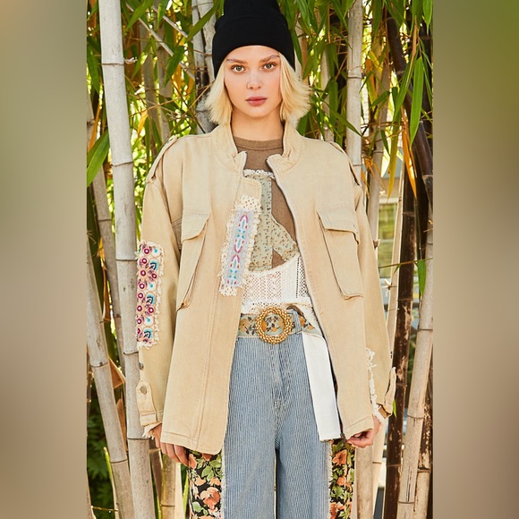 POL | Jackets & Coats | 228 Pol Blowout Firm New Pol Patched Up ...